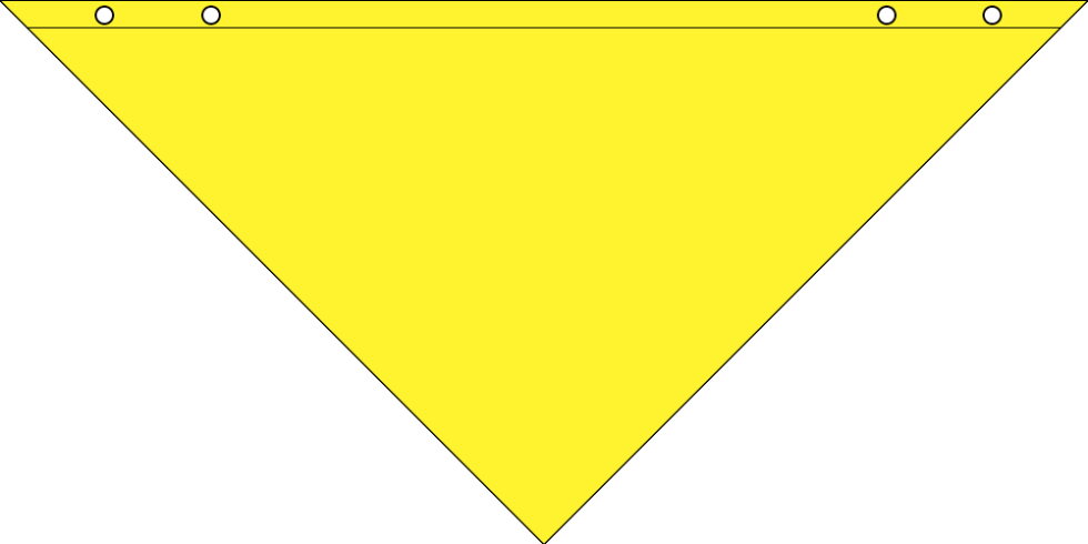 Snap and Go Pet Triangles - Bandanna Warehouse