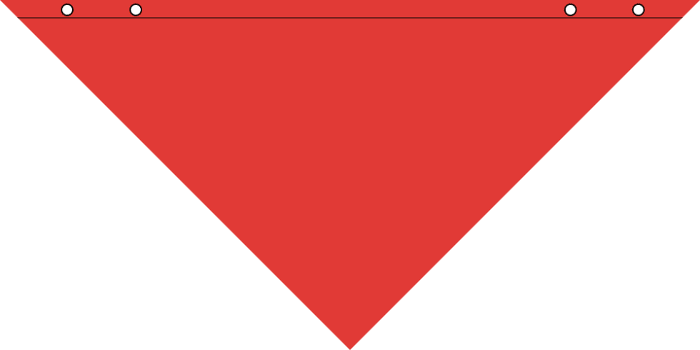 Snap and Go Pet Triangles - Bandanna Warehouse